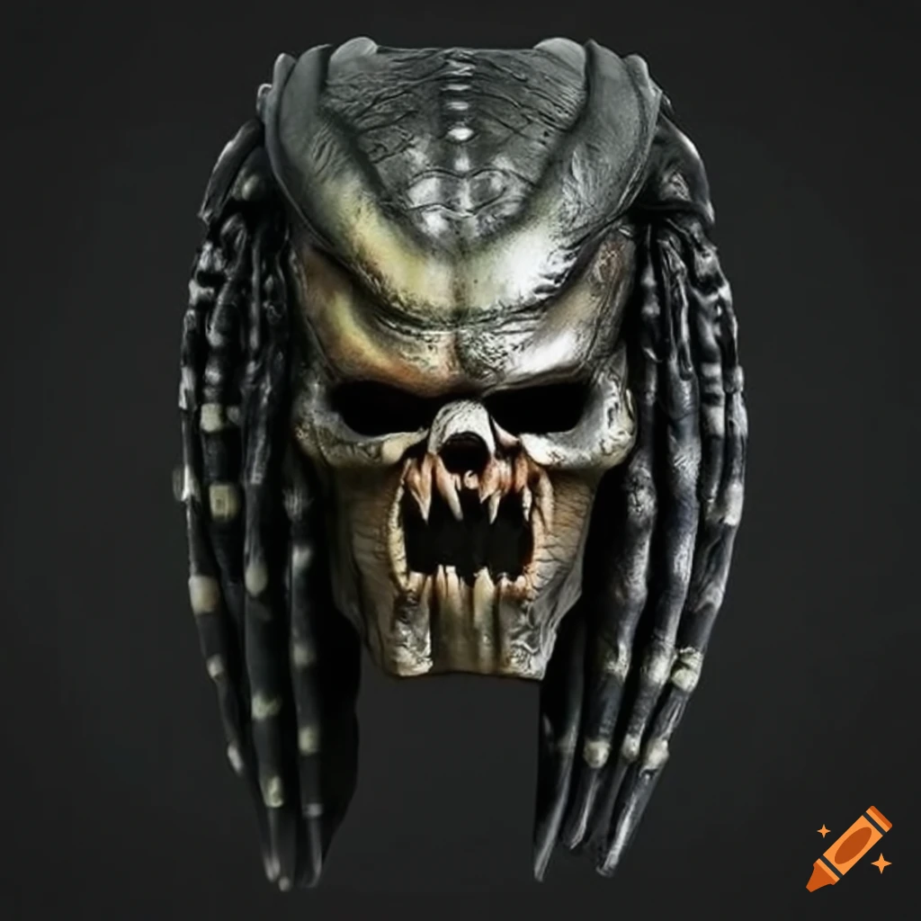 Predator skull bio mask on Craiyon