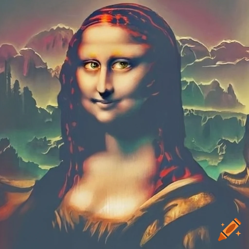 Appropriation Artwork Of Mona Lisa On Craiyon