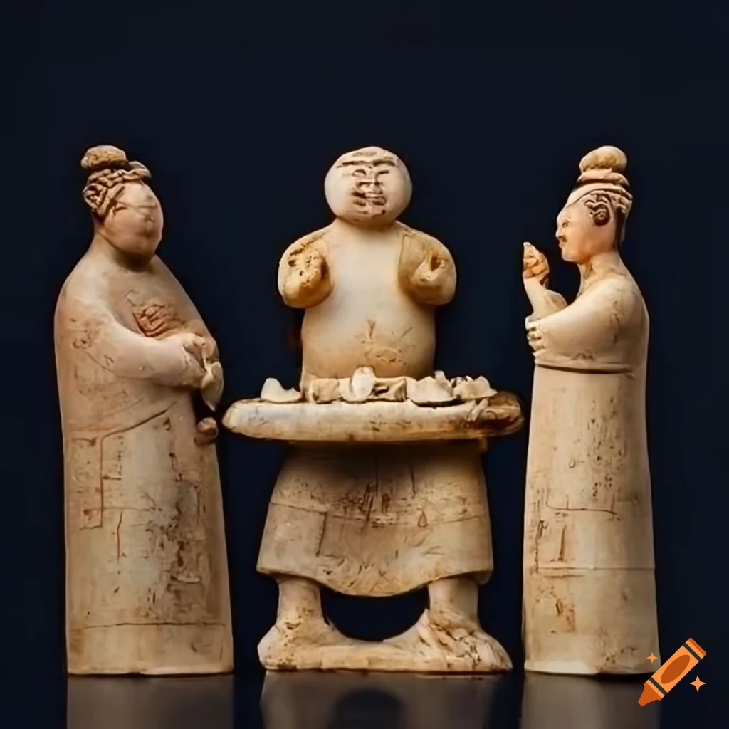 Artifacts of modern person and diviner practicing oracle bone ...