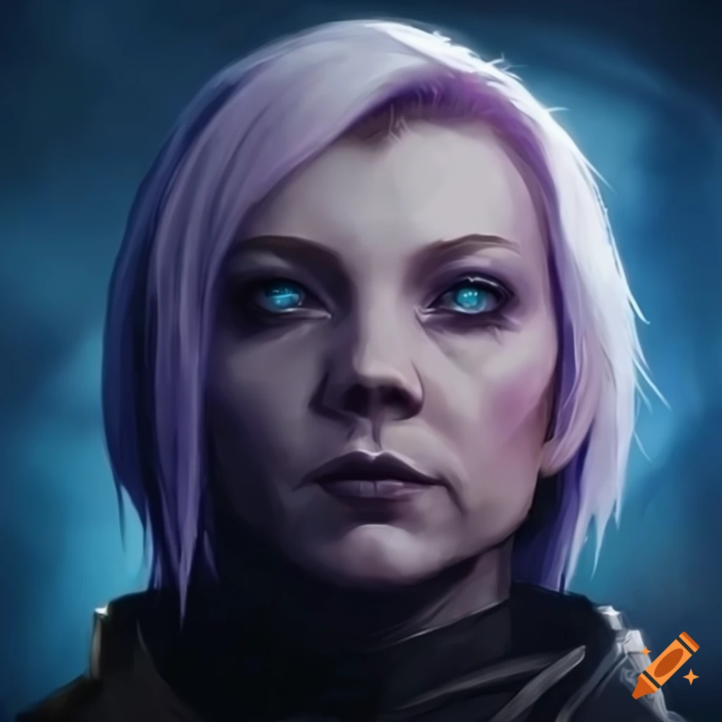 Impressionistic portrait of mara sov portrayed by natalie dormer from destiny 2 on Craiyon