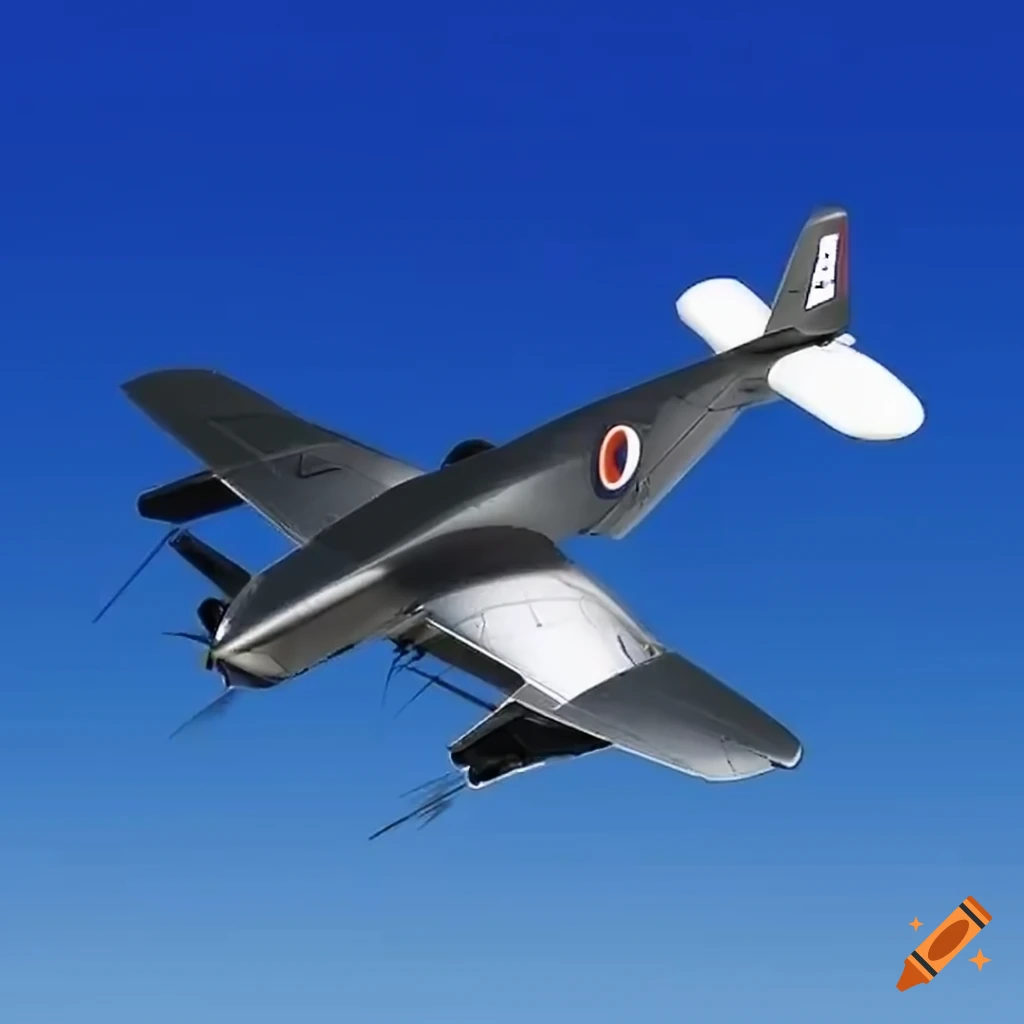 Intricately detailed gunmetal grey plane with expressive eyes and wings ...