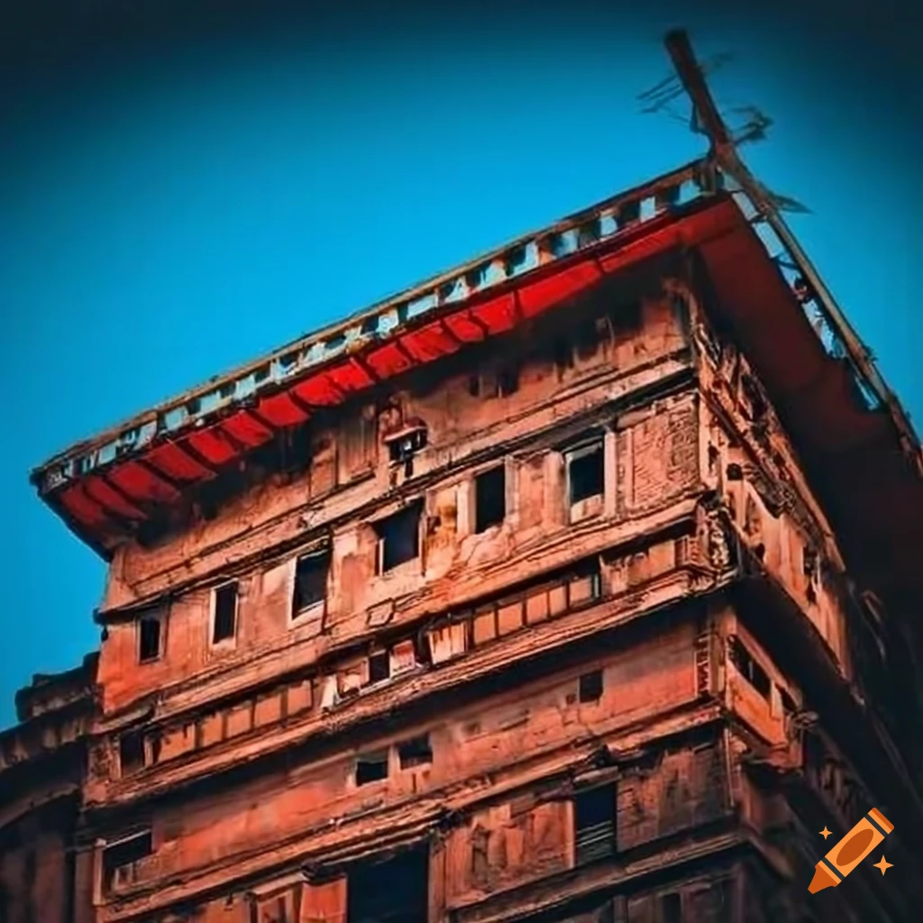 Construction of nepali architecture building in monsoon with on-site ...