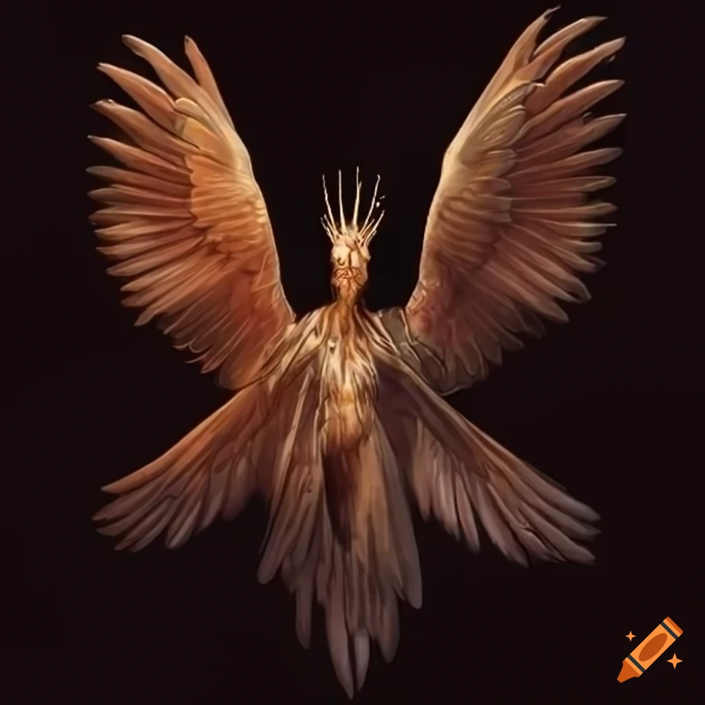 Seraphim with six wings in a religious artwork on Craiyon