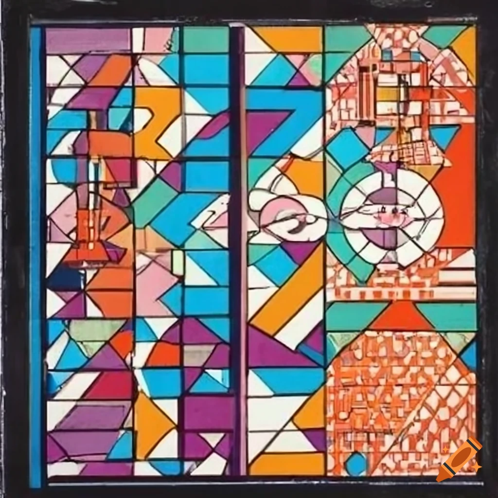 Variations on a geometric theme artwork by eduardo paolozzi on Craiyon