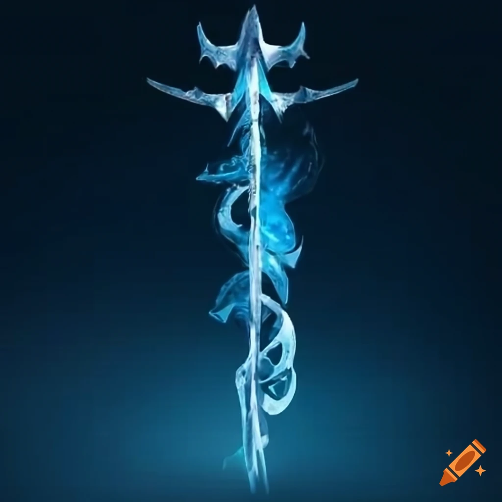 Ice trident on Craiyon