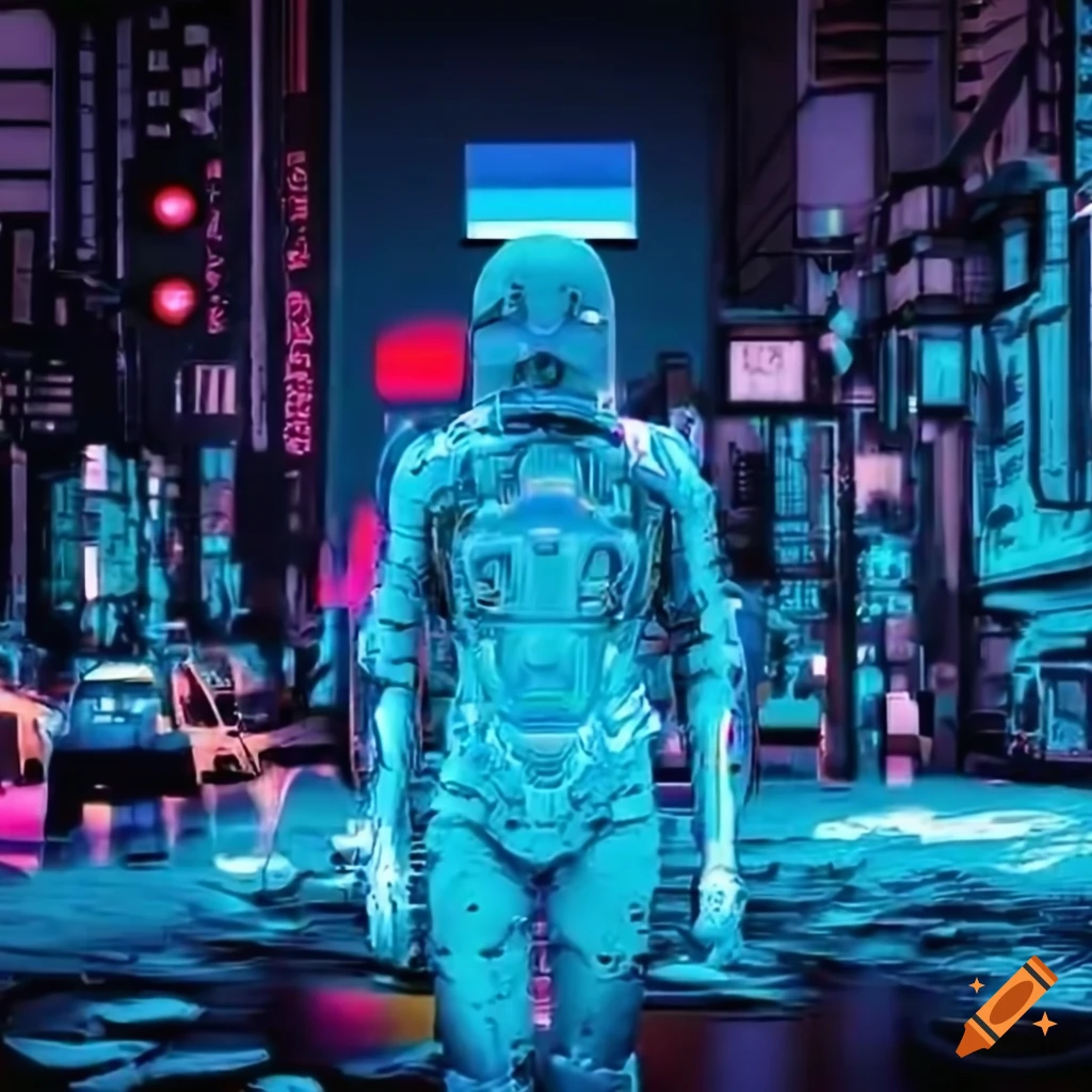 Sci-fi martian underground train art featuring a melting angel in a ...