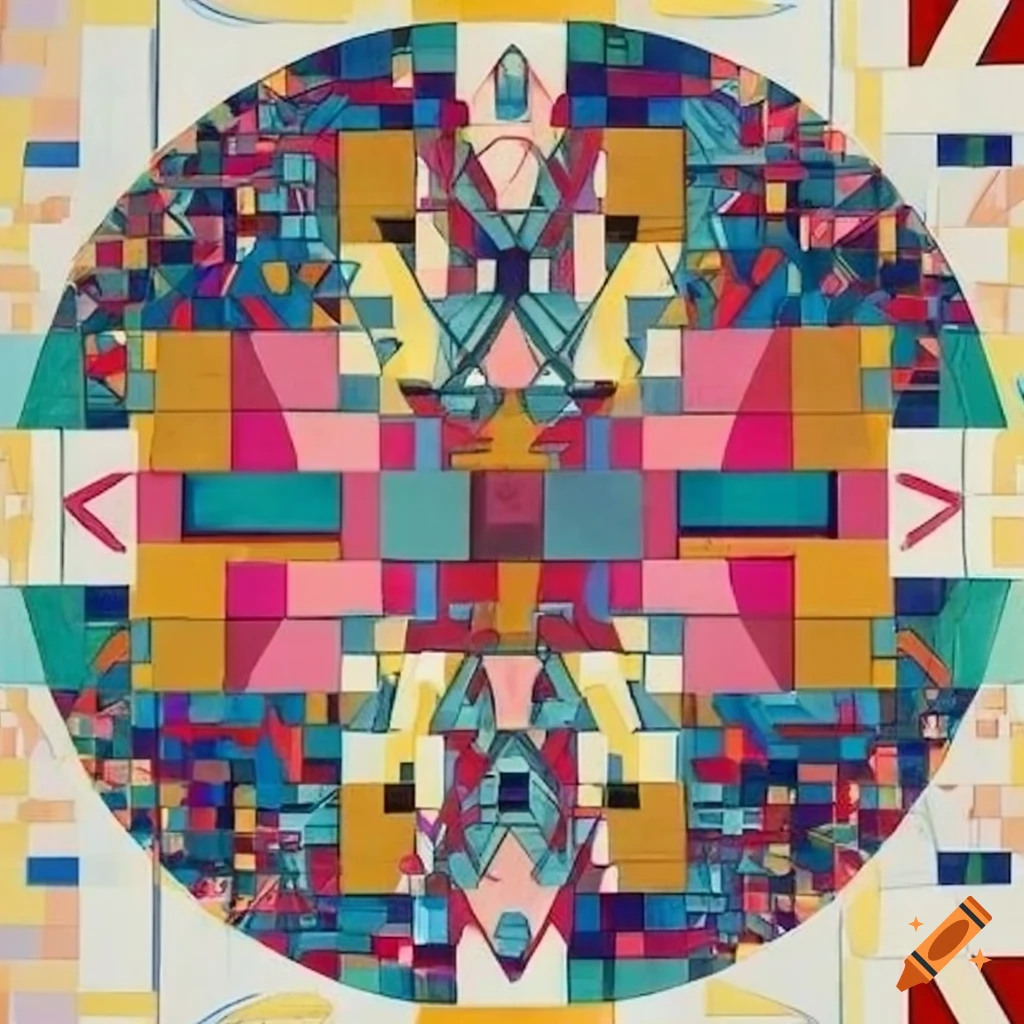 Variations on a geometric theme artwork by eduardo paolozzi on Craiyon