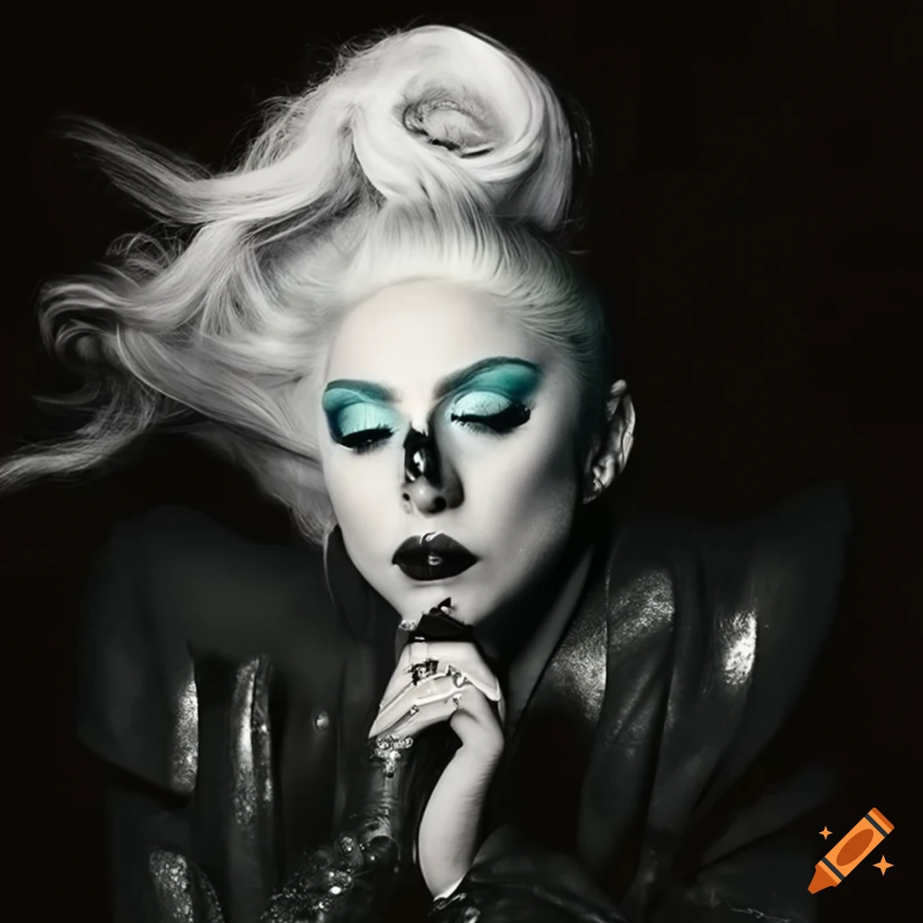 Lady gaga lg7 album artwork on Craiyon