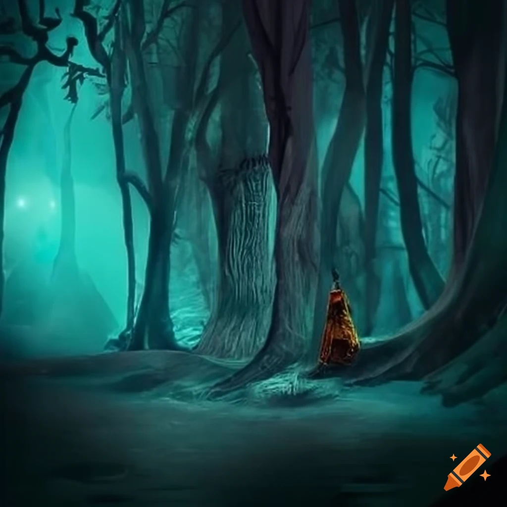 Mysterious supernatural being with fashionable accessories in a ...