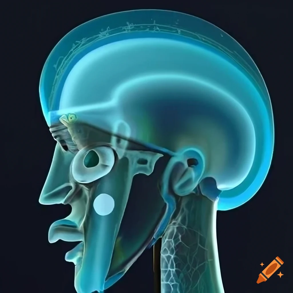 African fantasy x-ray mask with Zelda game motif in stunning 4K ...