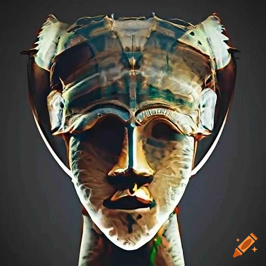 African-inspired x-ray mask with Zelda game motif in stunning 4K ...