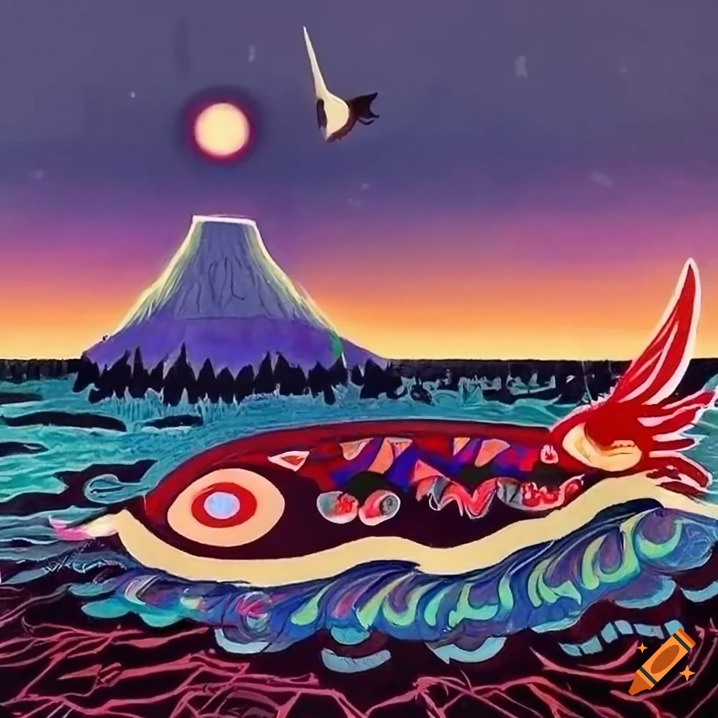 Illustration of native salish creature motifs by wenjing yang, theodor ...