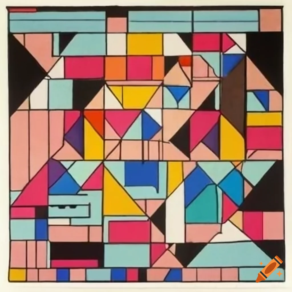 Variations on a geometric theme artwork by eduardo paolozzi on Craiyon