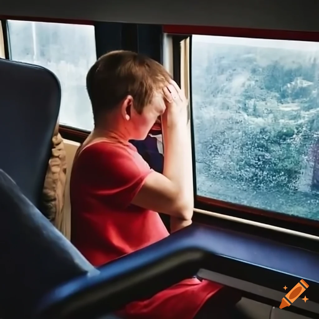Quiet coaches for autistic individuals in buses and trains on Craiyon