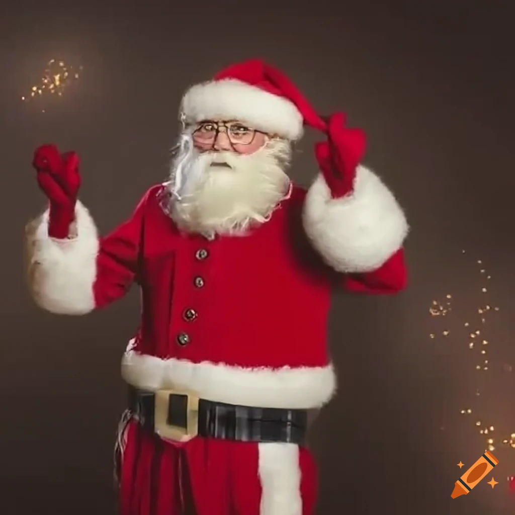 Christmas santa on Craiyon