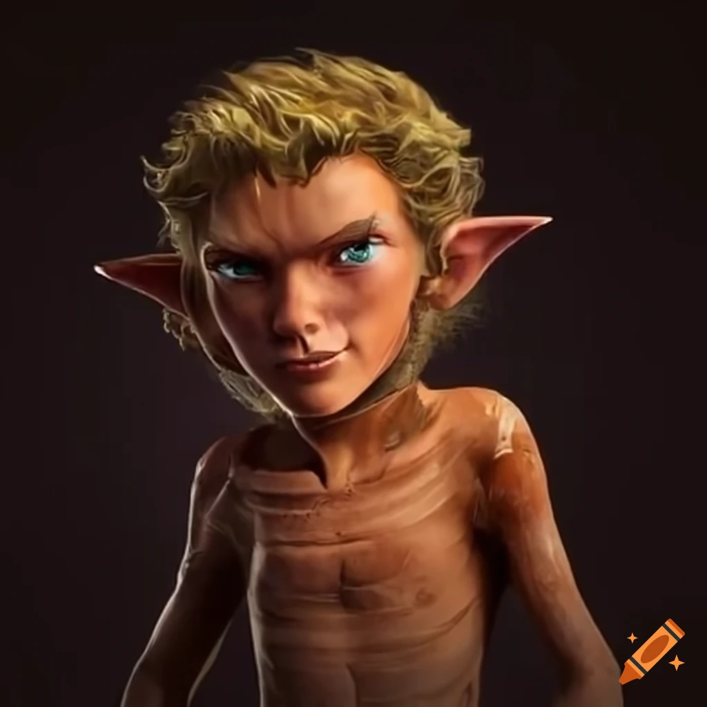 Cosplay of Thumb Thumb from Spy Kids as a druid on Craiyon