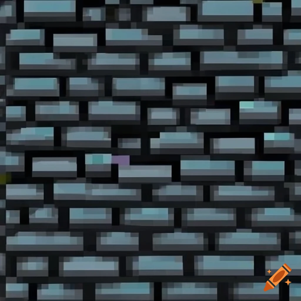Stone texture in Minecraft style 16x16 pixel grid format on Craiyon