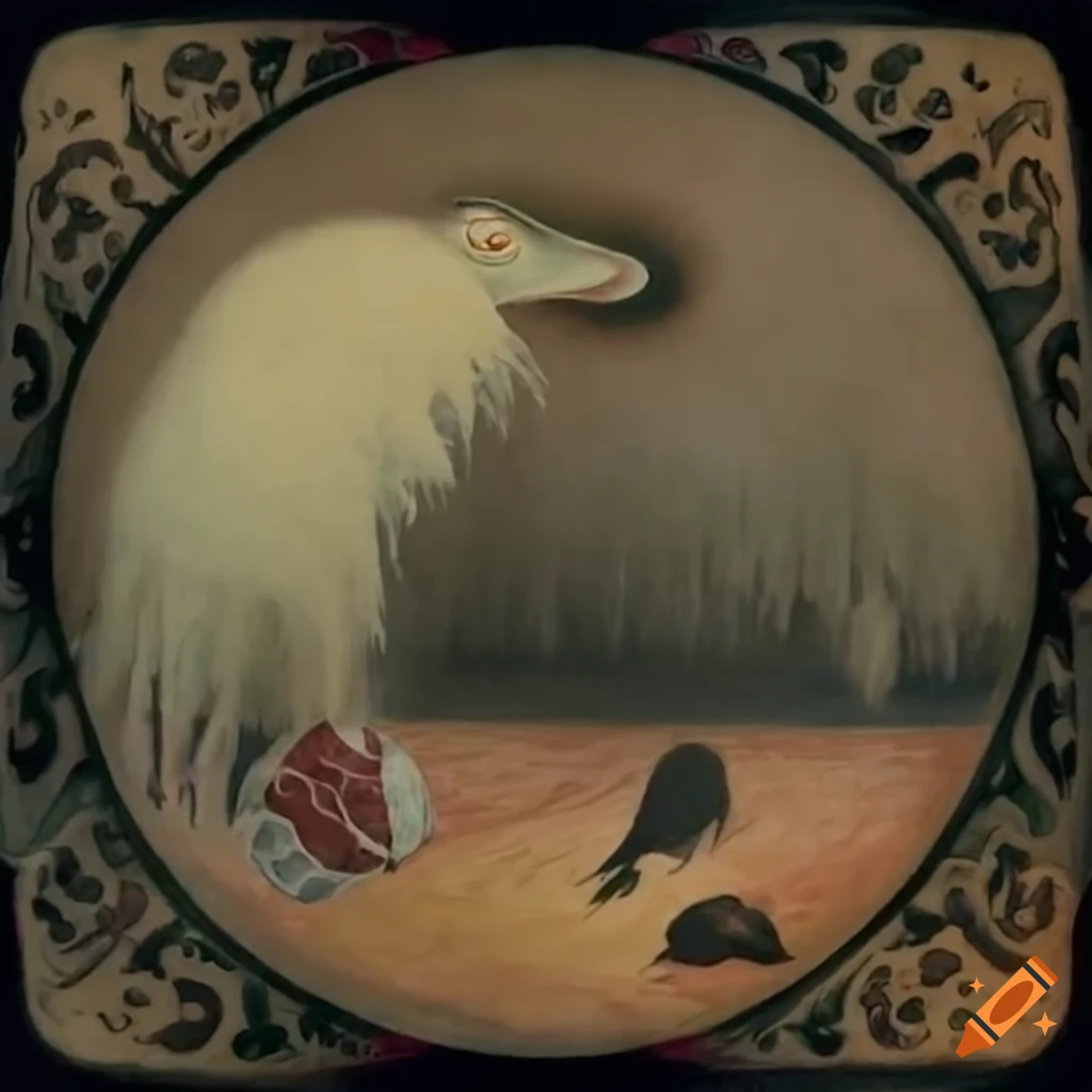 Illustration of native salish creature and animal motifs and designs ...