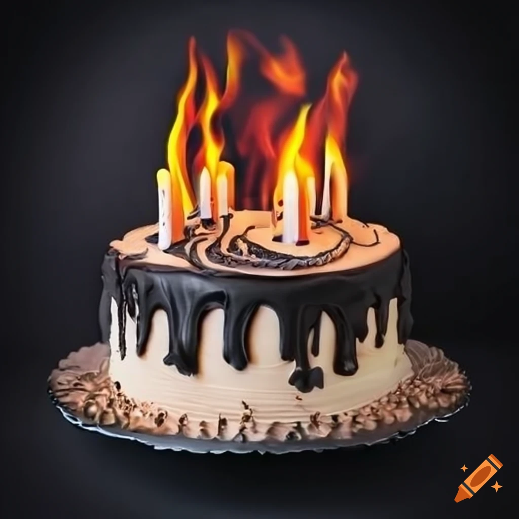Stunning heavy metal-inspired birthday cake with gothic designs and ...