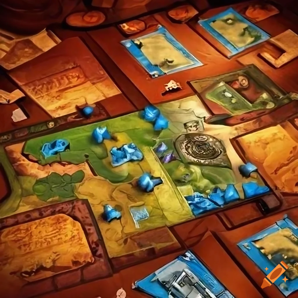 Civilization board game on Craiyon