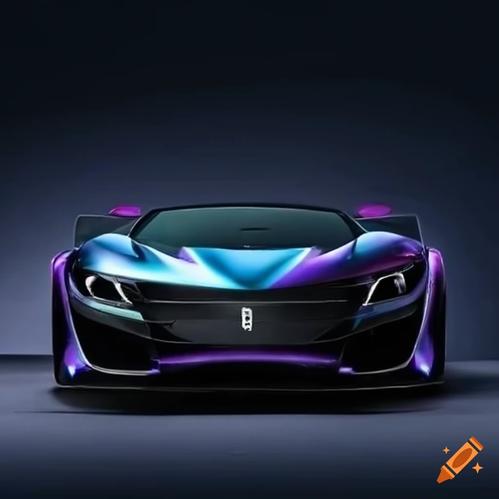 Sleek Volaris Vortex sports car with 4.0L V8 turbo engine on Craiyon