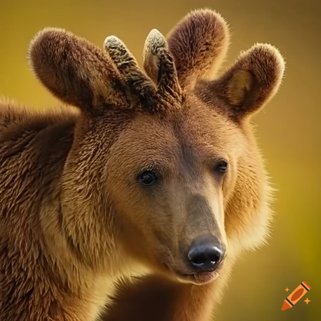 Bear and deer on Craiyon
