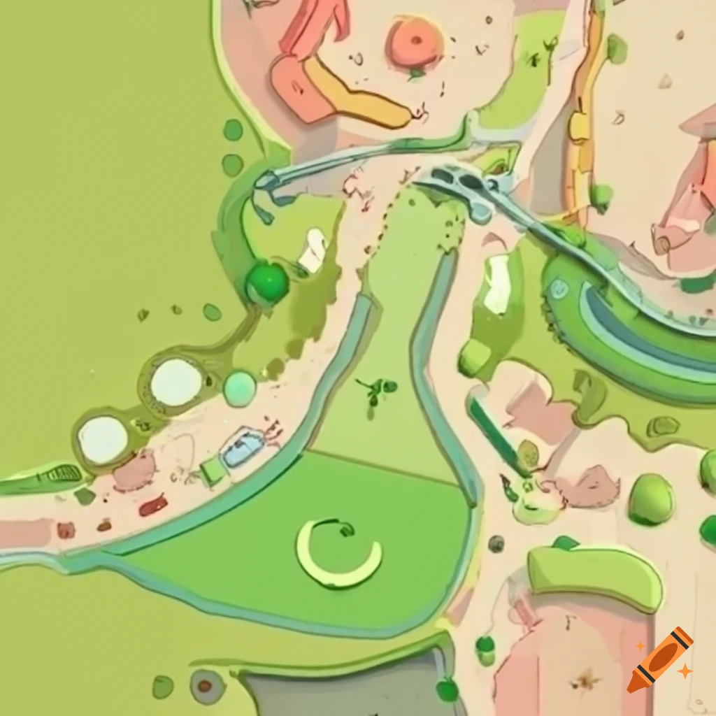 Park map on Craiyon