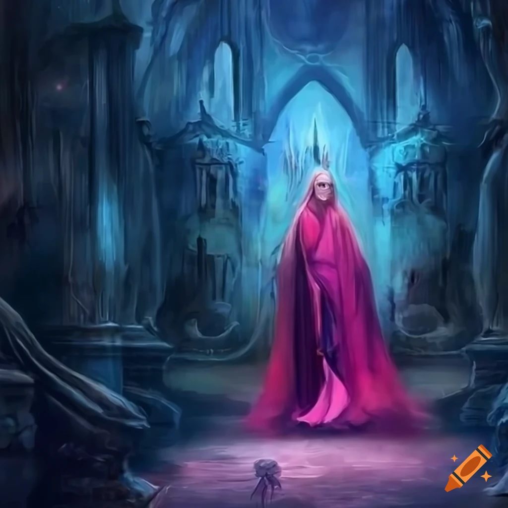 Twilight as a robe in a fantasy painting in hd 4k resolution on Craiyon