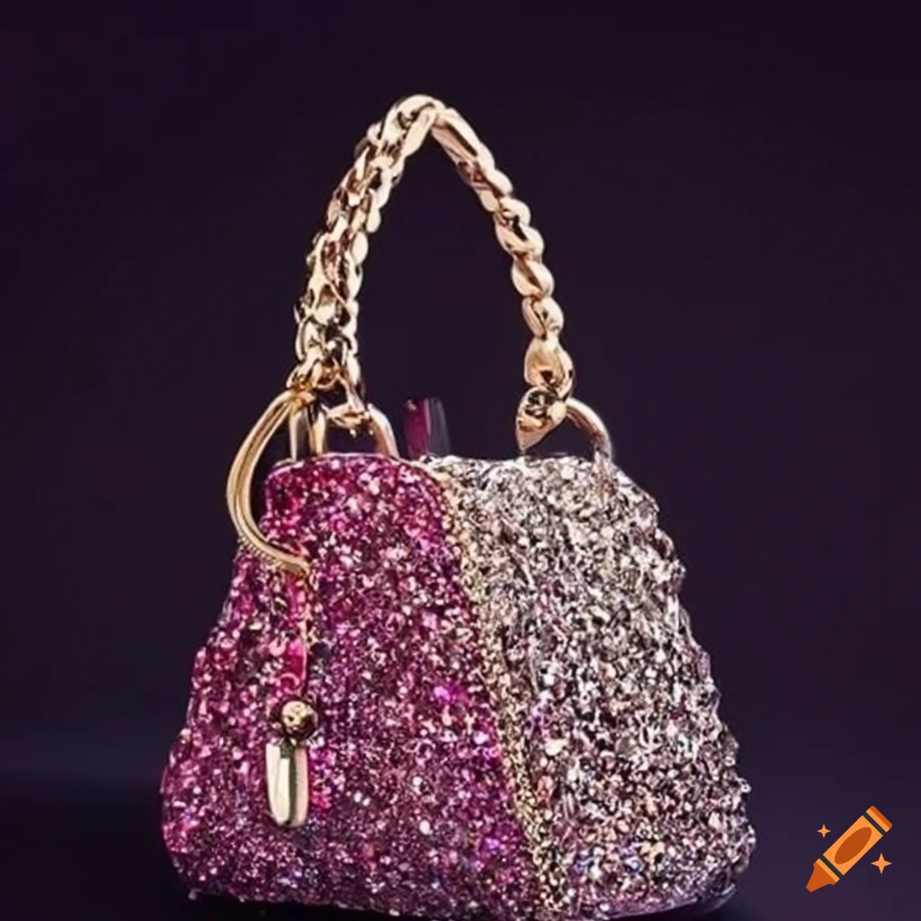 Stylish sparkle purse on Craiyon