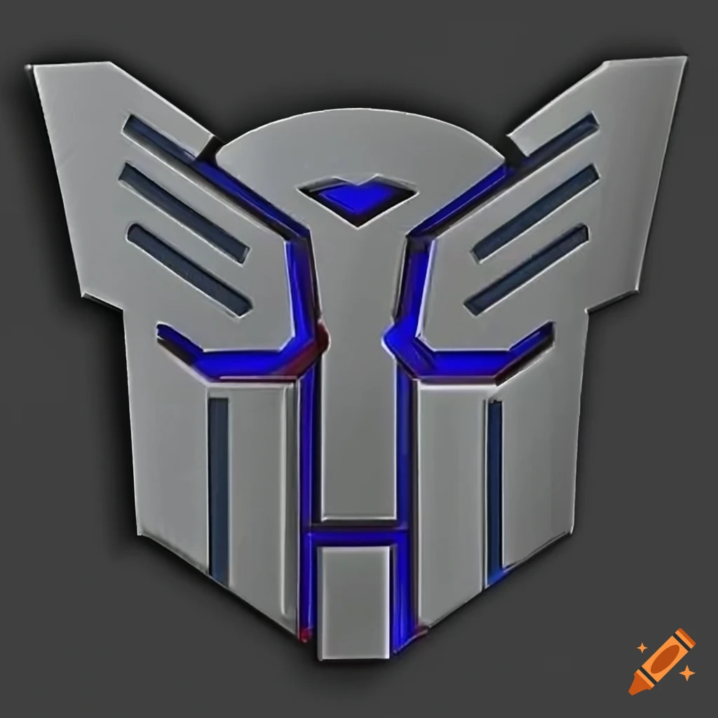 Siege unit emblem with shield, autobot insignia, and interlocking gears ...
