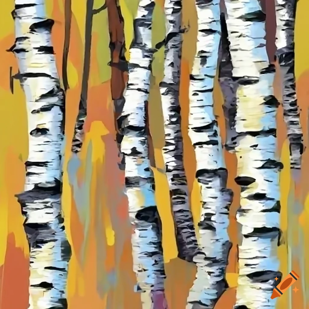 Birch wood texture on Craiyon