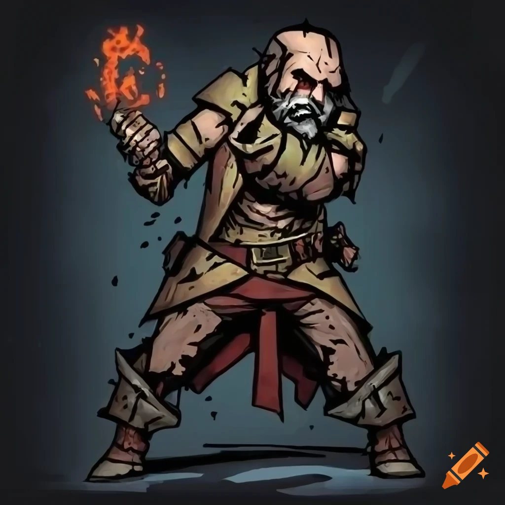 Dynamic pose of a wizard in fantasy artwork style with dark background ...