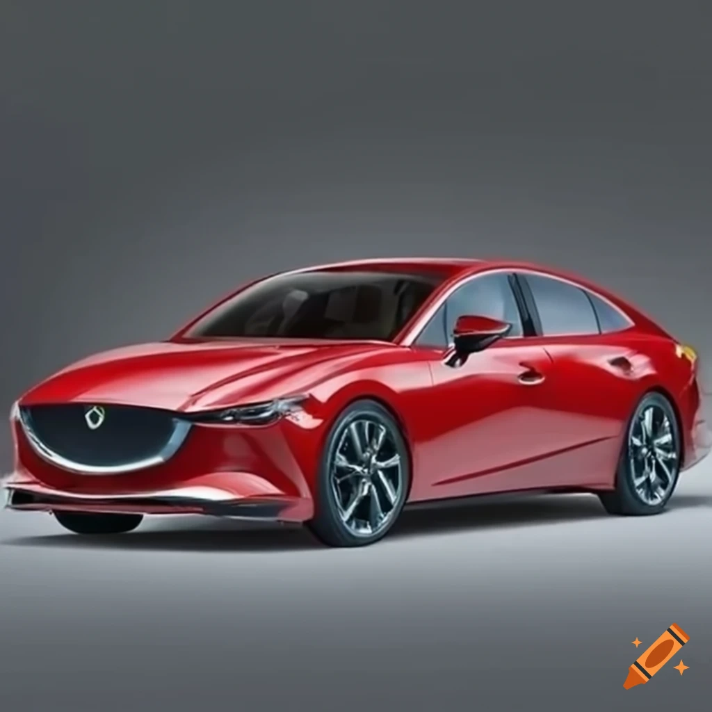 Mix of 2025 ferrari and 2025 mazda 6 car design on Craiyon