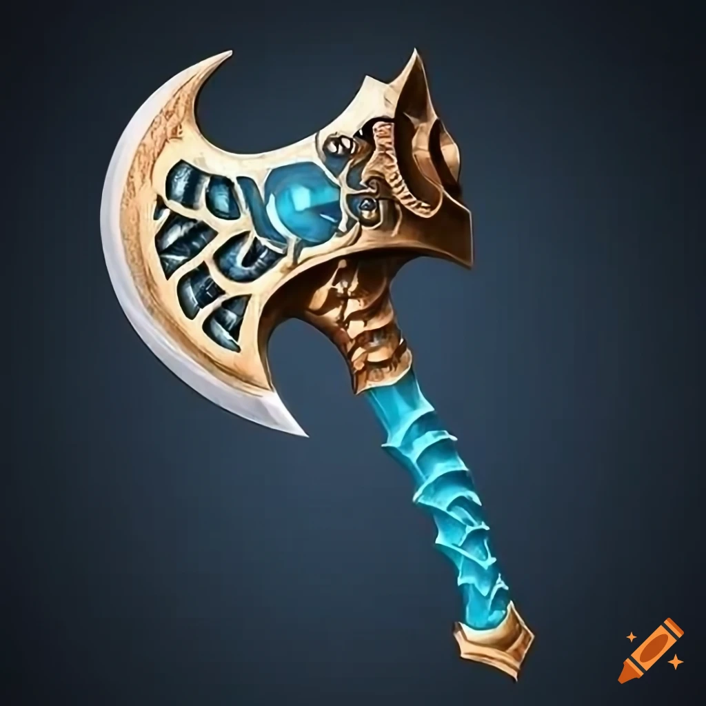 Mythic axe sword on Craiyon