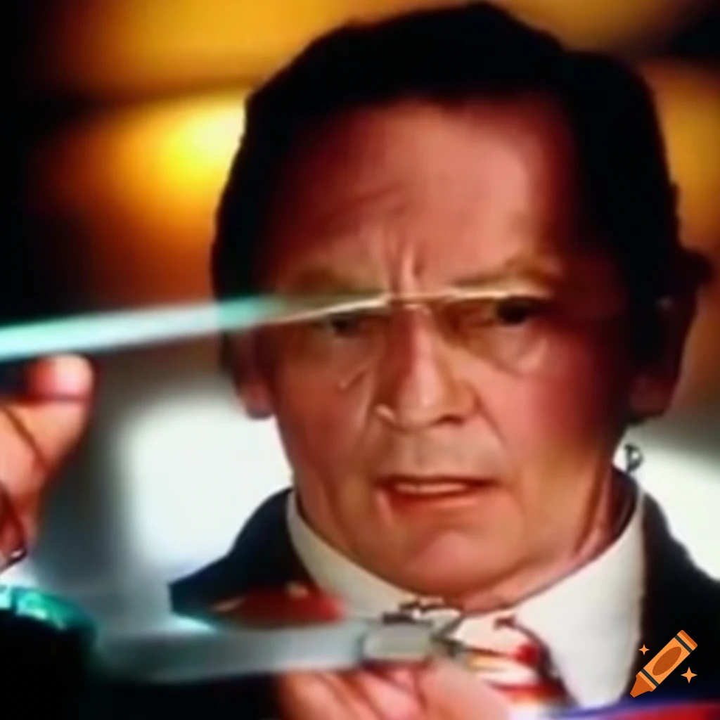 Knock-off Nigel purchasing knock-off DVDs on Craiyon