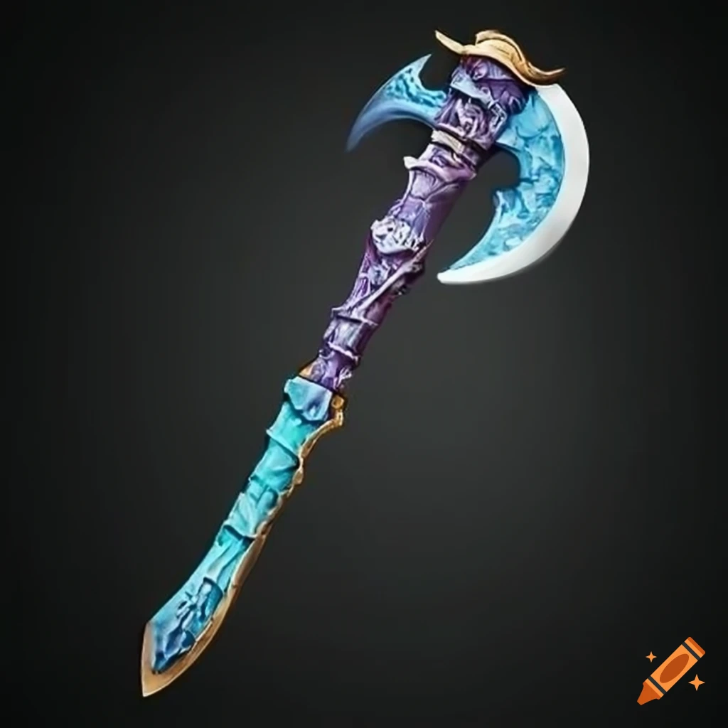 Mythic axe sword on Craiyon