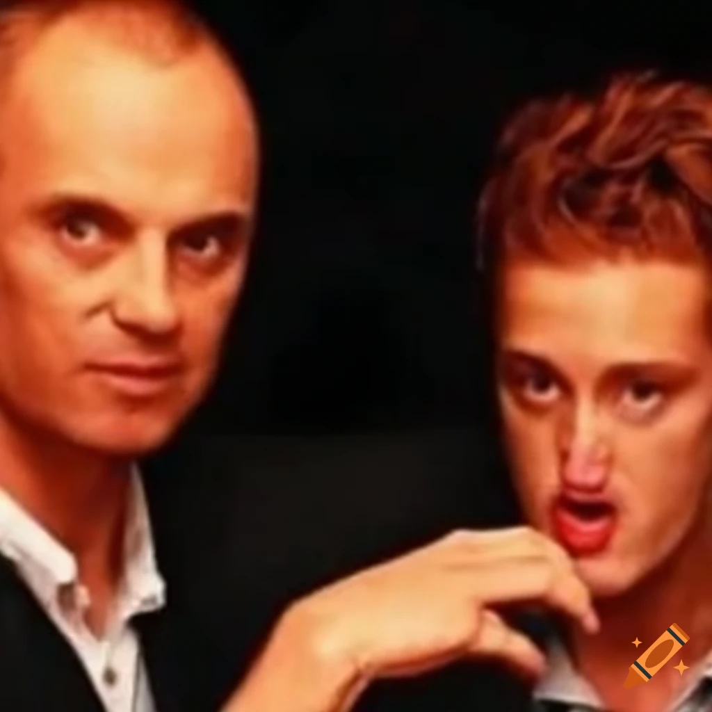 Knock-off Nigel purchasing knock-off DVDs on Craiyon