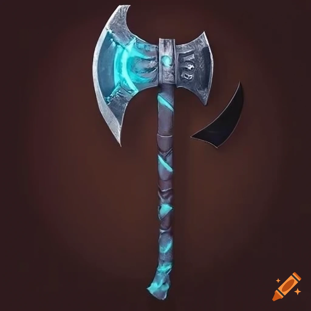 Elite magic axe on Craiyon