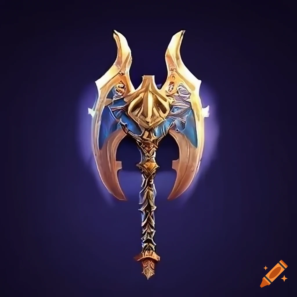 Mythic axe sword on Craiyon