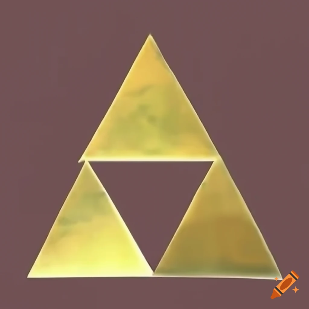 Triforce symbol from legend of zelda on Craiyon