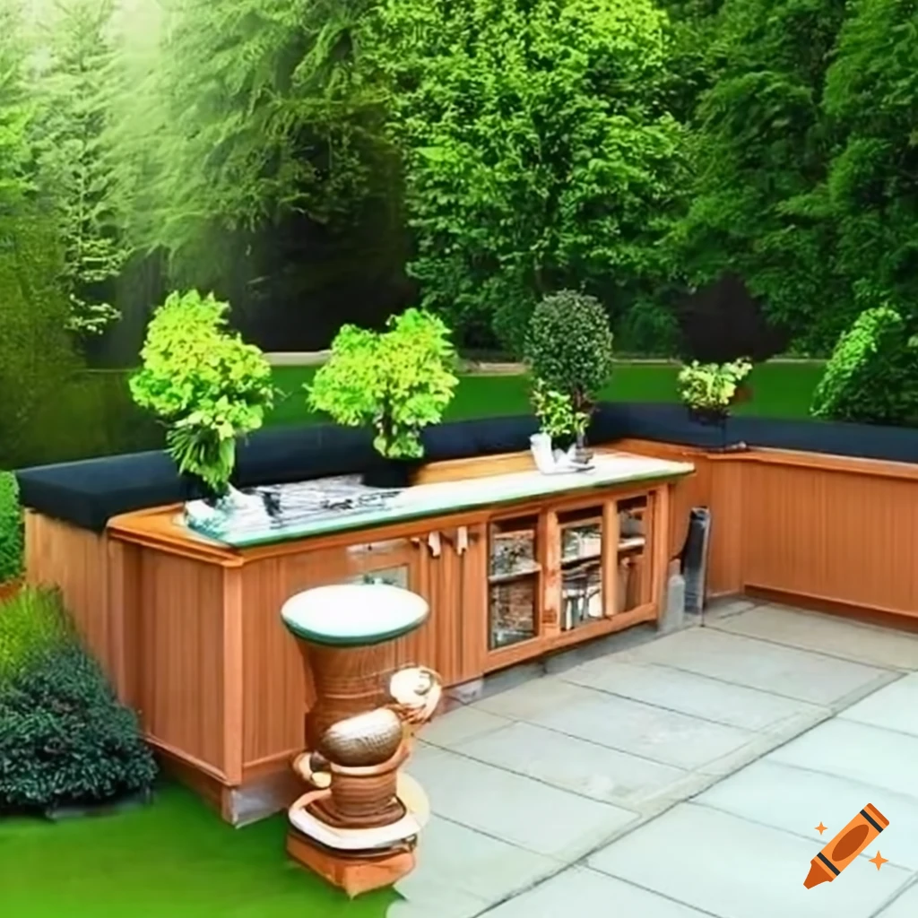 Highly artistic representation of a classicism-style terrace railing ...