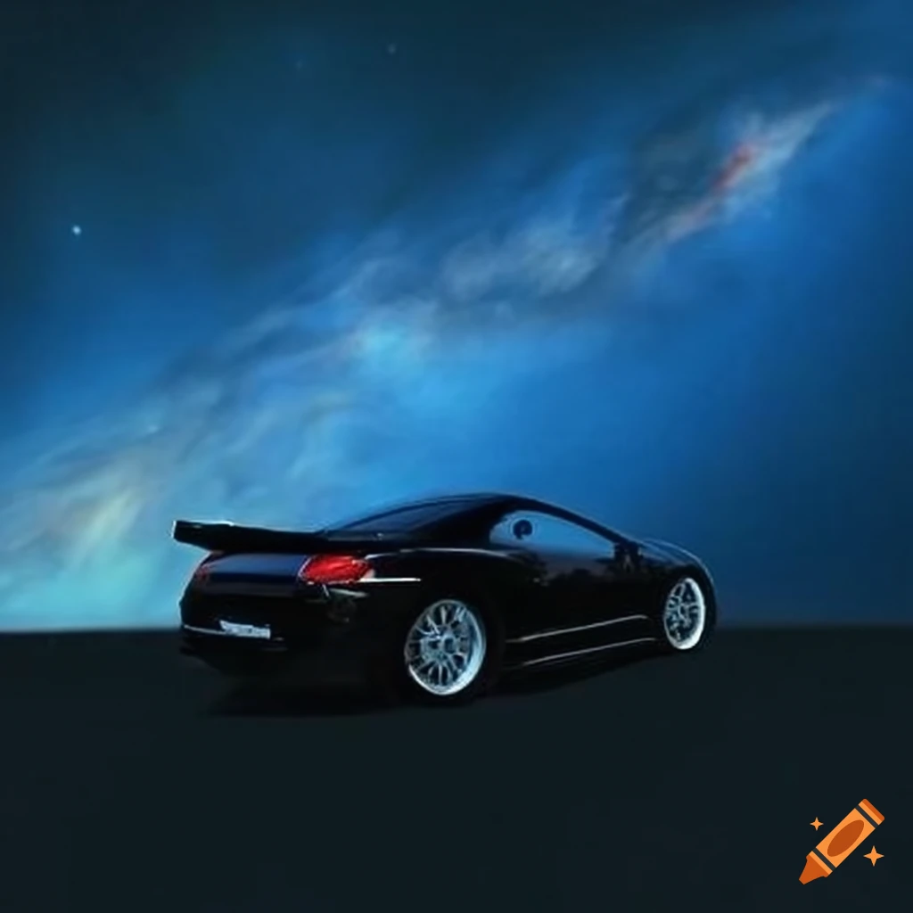 Black 2004 mitsubishi eclipse with spoiler and neon nitrous oxide ...