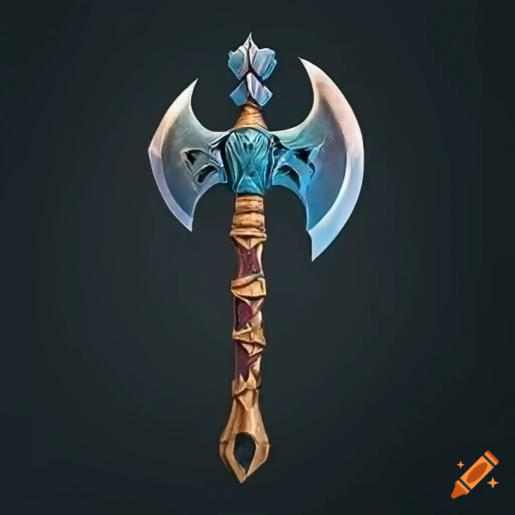 Mythic axe sword on Craiyon