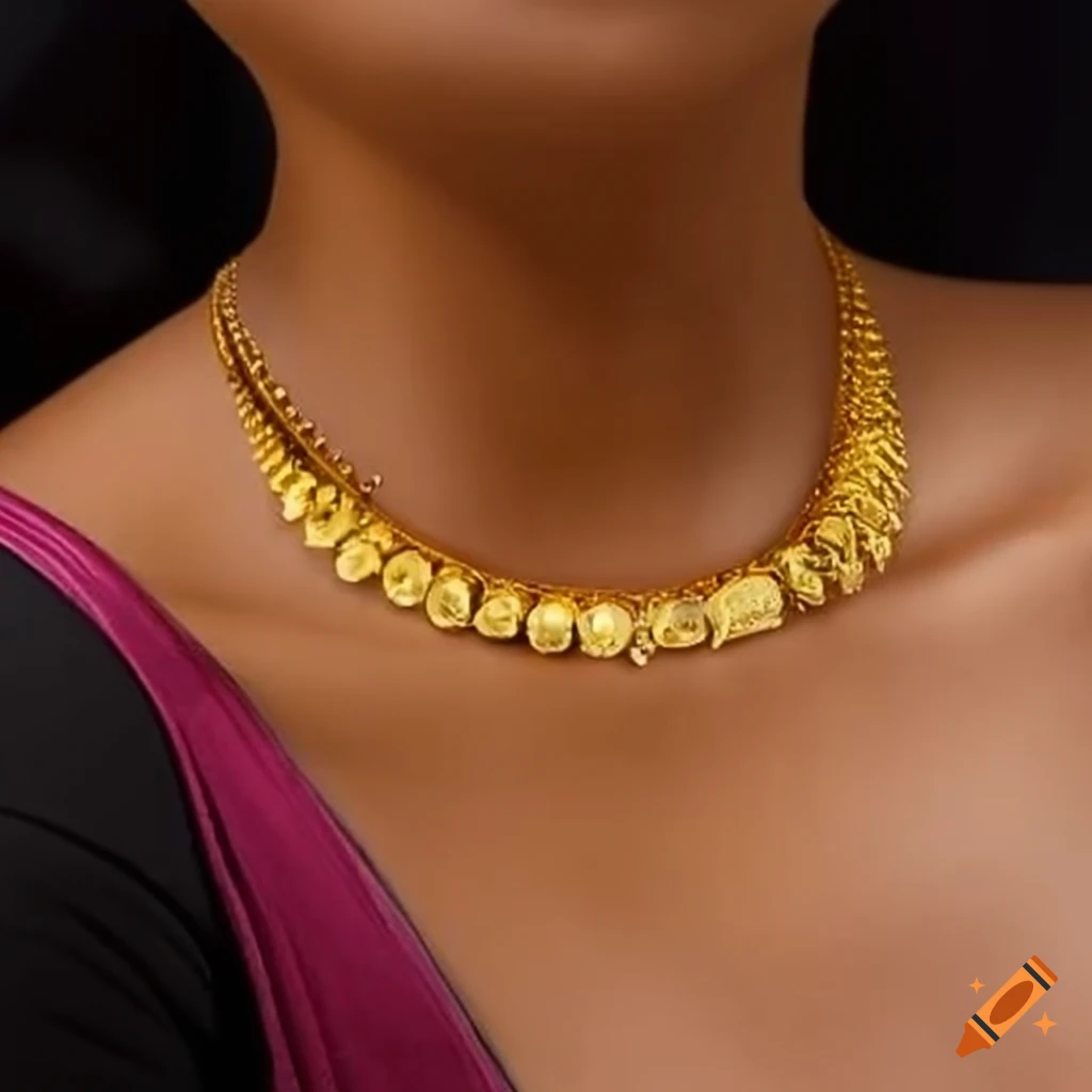 Indian goldsmith crafting exquisite gold jewelry on Craiyon