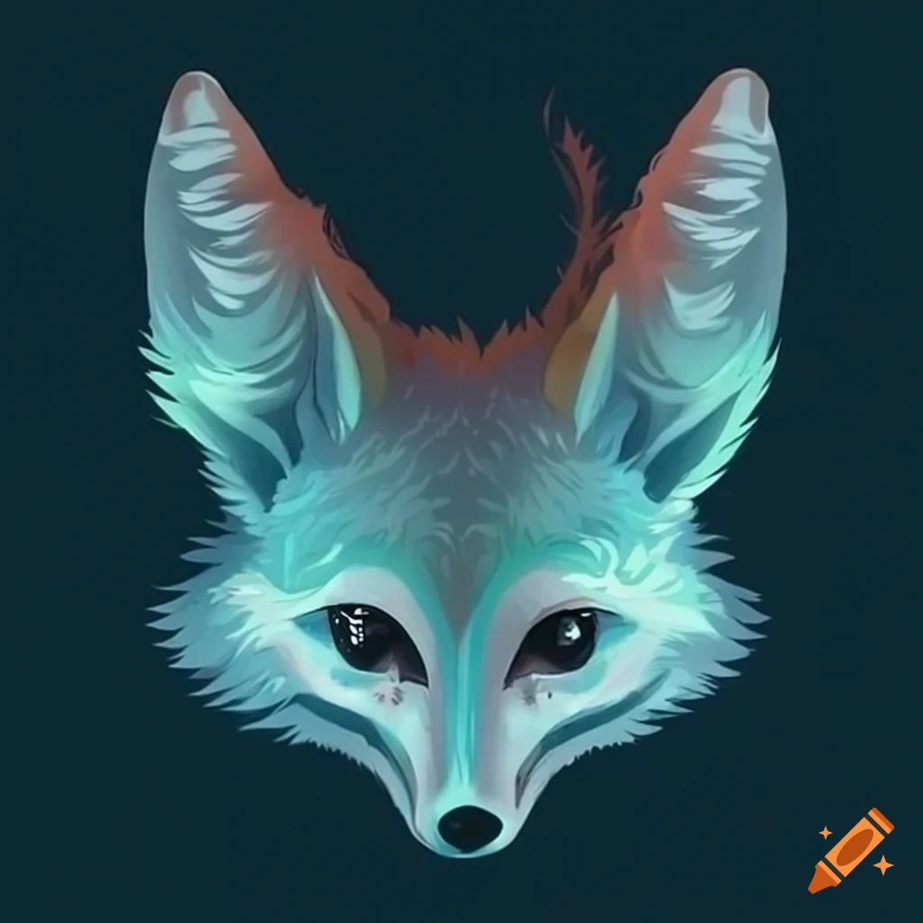 Illustration of a wolf-Fennec fox hybrid creature on Craiyon