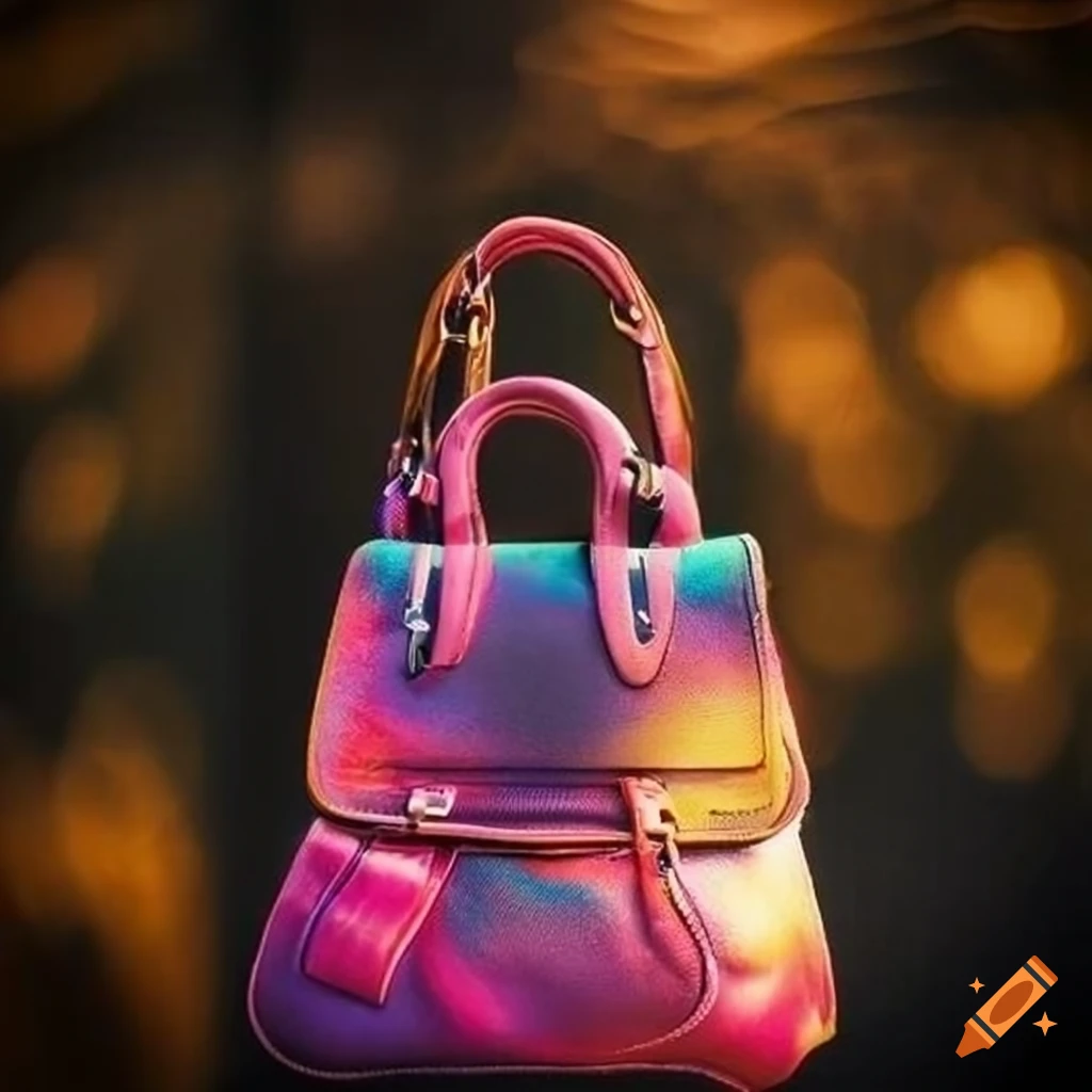 Colorful and versatile handbag with multiple pockets on Craiyon