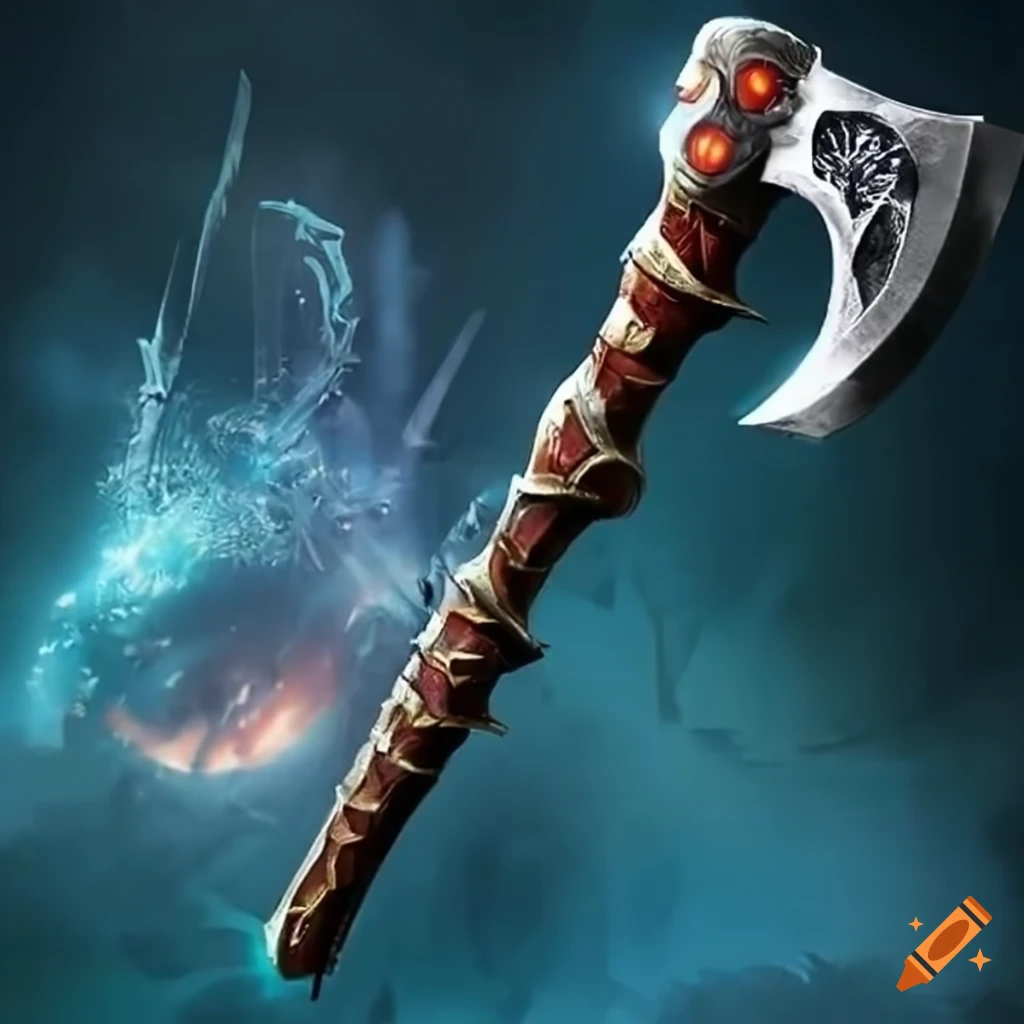 Elite magic axe on Craiyon