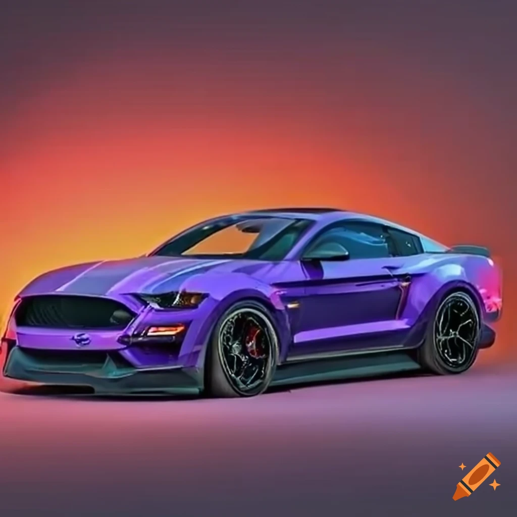 Ford mustang supercar on Craiyon