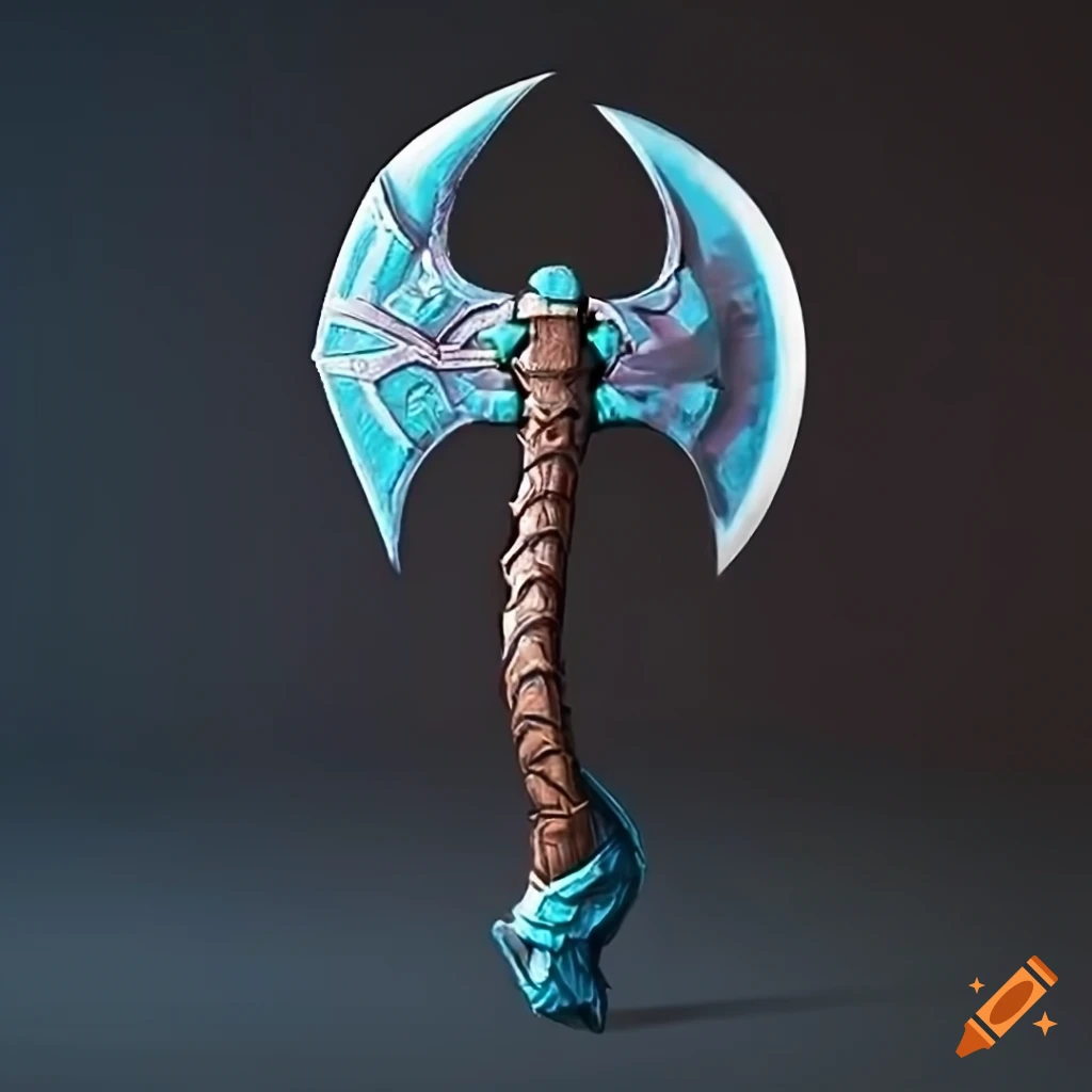 Mythic axe sword on Craiyon