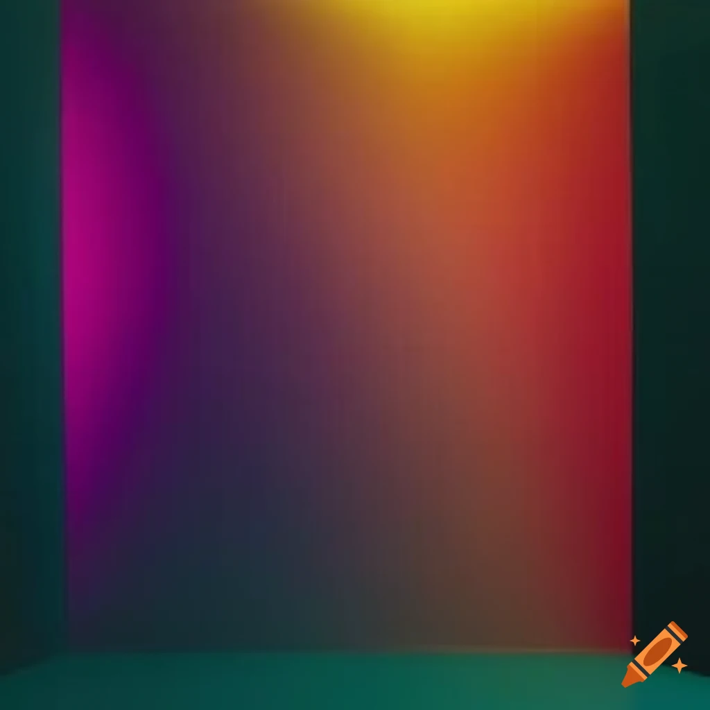 Minimalist style color gradient art inspired by thomas demand, philip ...